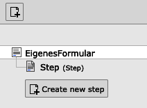 Create form | easyWeb standard | information and help page